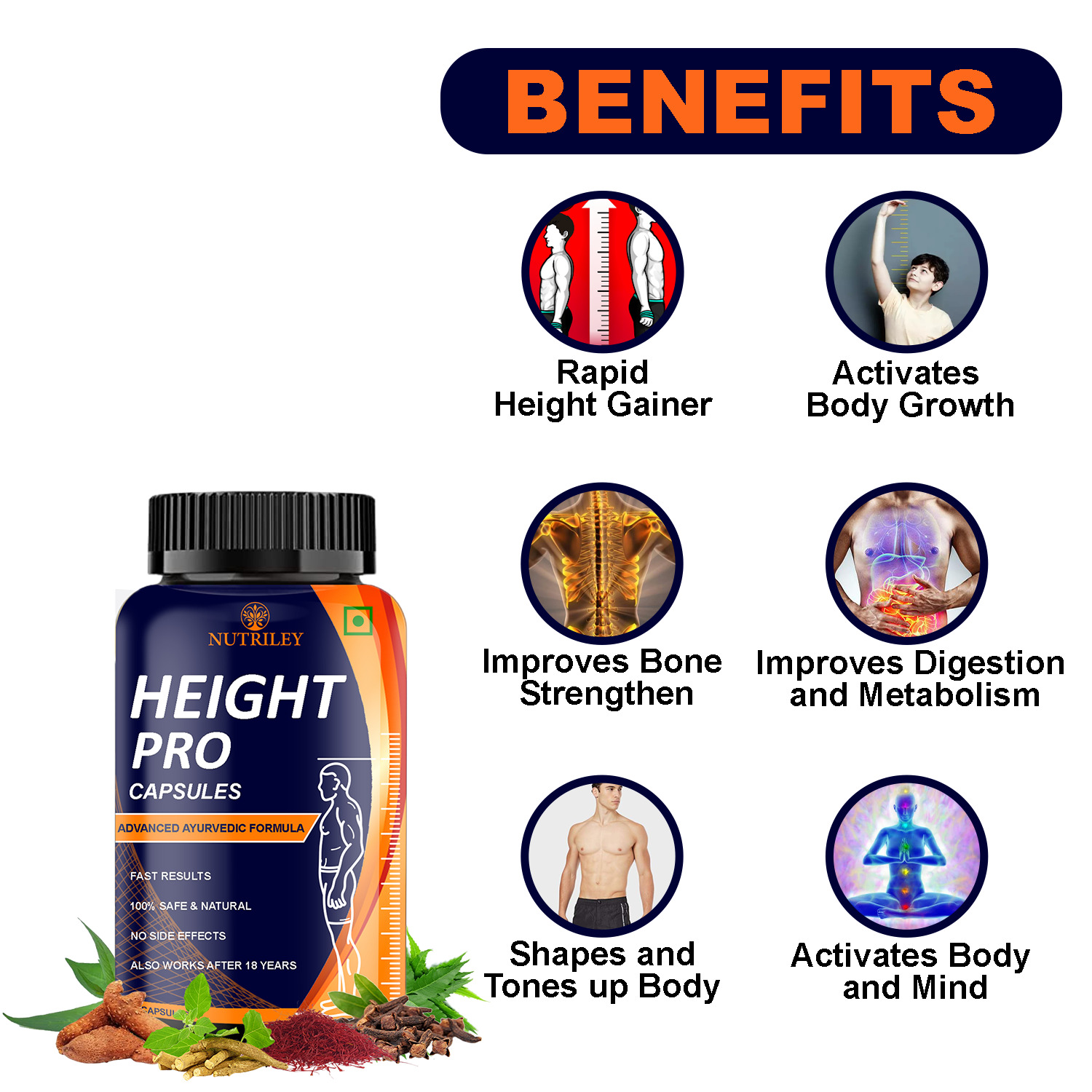 CRD Ayurveda Height Pro Capsules (60 Capsules) – CRD Ayurveda