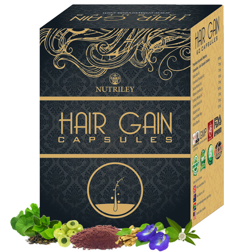 CRD Ayurveda Hair Gain – Hair Regeneration Capsules (60 Capsules) – CRD ...