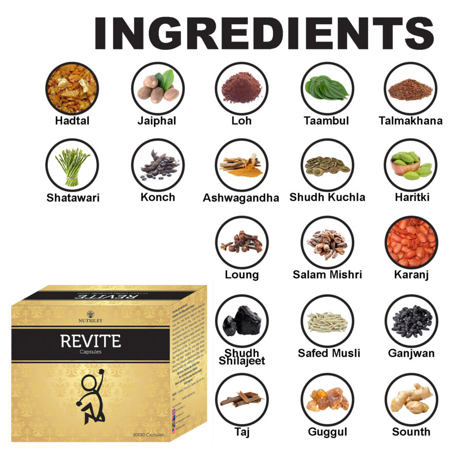 CRD Ayurveda Revite – General Wellness & Immunity Capsules (100 ...
