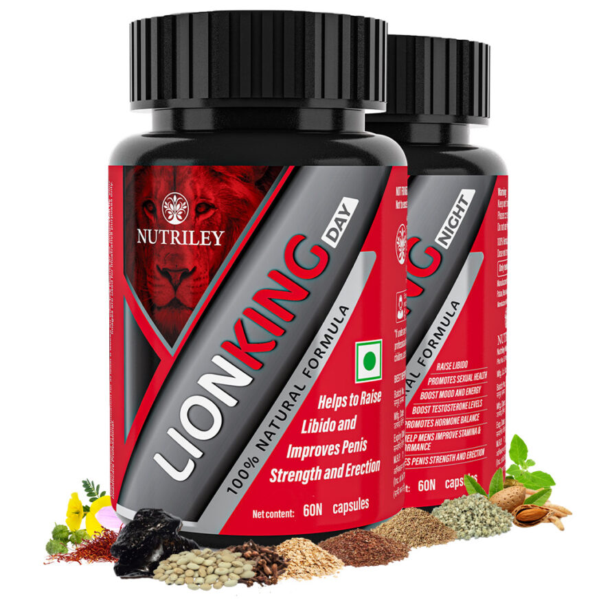 CRD Ayurveda Lion King Penis Enlargement Capsules (60 + 60 Capsules ...