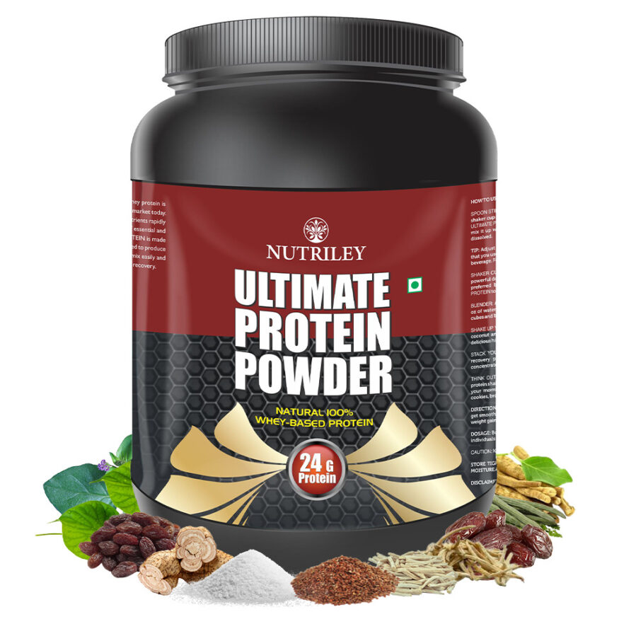 Nutriley Ultimate Protein – Body/Muscle Gainer Whey Protein Supplement ...